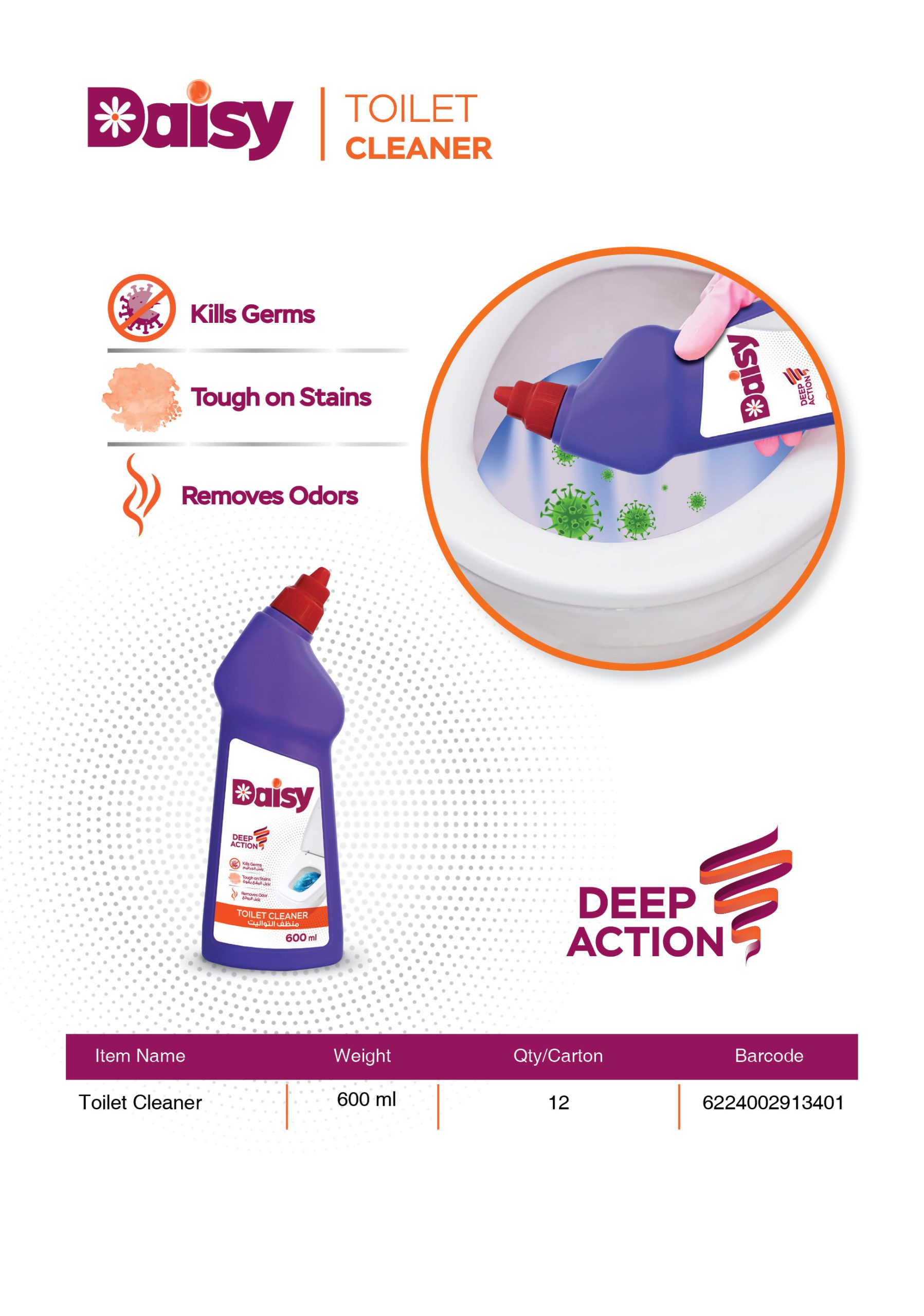 Toilet Cleaner - Daisy Detergents